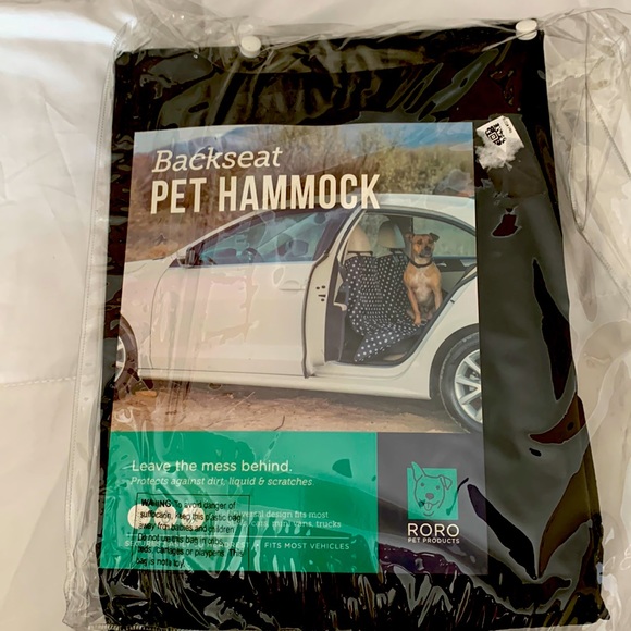 RoRo | Dog | New Backseat Pet Hammock Final Price | Poshmark